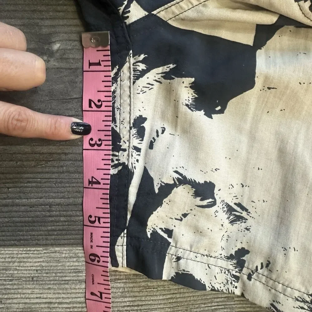 Lira | Swim | Lira Swim Trunks Mens Small Black White Palm Tree ...
